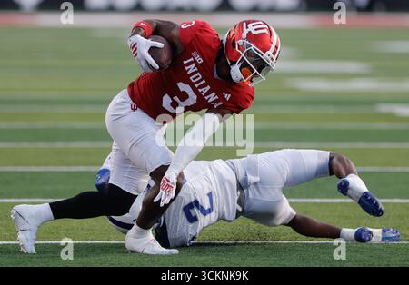 BLOOMINGTON, IN - SEPTEMBER 12: Omar Cooper Jr. #3 of the Indiana ...