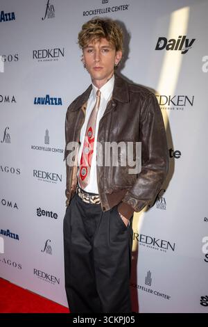 Colson Baker (MGK) attends the 2025 BET Awards at Peacock Theater ...