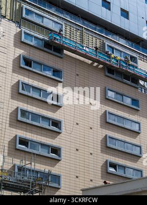 Aldgate Tower Bridge, Cladding Being Replaced, Whitechapel, London ...