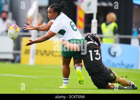 New Zealand's Stacey Waaka during the Women's Rugby World Cup 2025 pool ...