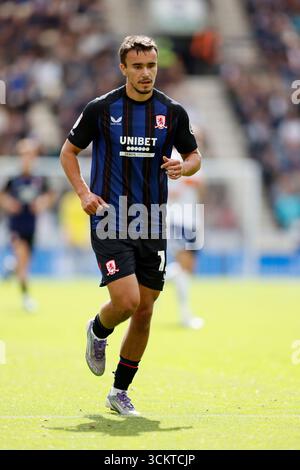 David Strelec of Middlesbrough during the Sky Bet Championship match ...