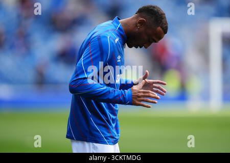 Rangers' Derek Cornelius before the William Hill Premiership match at Ibrox Stadium, Glasgow ...