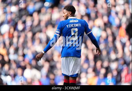 Rangers' Youssef Chermiti during the William Hill Premiership match at ...