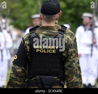 Greek Military Police Officer during the May 21st National Holiday in ...