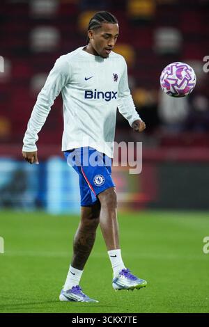 Joao Pedro of Chelsea ahead of the Premier League match Fulham vs ...