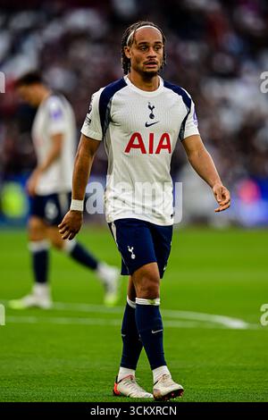 Xavi Simons of Tottenham Hotspur during the UEFA Champions league ...