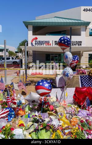 Phoenix, Arizona - September 13, 2025: Outside the Turning Point USA ...