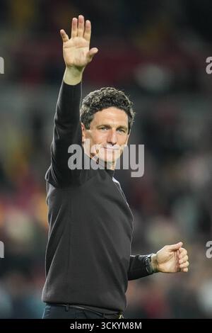 Brentford Manager Keith Andrews after the FA Cup match between ...