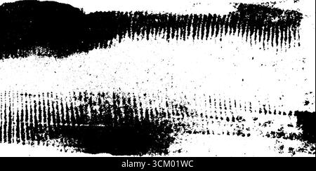 Seamless ink roller texture with uneven edge for creative design and ...