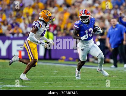 Florida Gators running back Jadan Baugh (13) runs the ball at Hard Rock ...