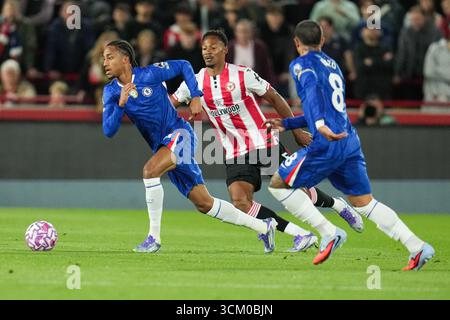 Joao Pedro of Chelsea with the ball during the Premier League match ...
