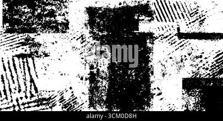 Seamless visual poem poster with typewriter font and distressed grunge ...