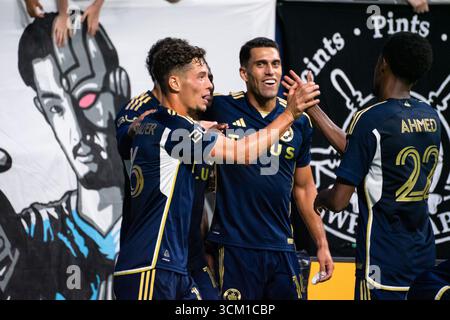 Vancouver Whitecaps' Sebastian Berhalter scores against Los Angeles FC ...