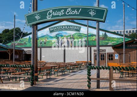 Muenchen, 190. Muenchner Oktoberfest, Wiesn Einzug, Prachtgespann ...