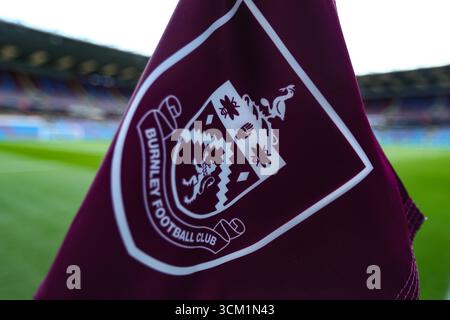 Burnley corner flag ahead of the Premier League match Burnley vs ...
