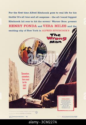 Henry Fonda & Vera Miles Film: The Wrong Man (USA 1956) Characters ...