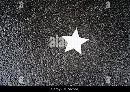 Stars on sidewalk as memorial for Nazi victims, Tilbeck Abbey, Tilbeck ...