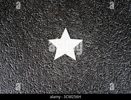 Stars on sidewalk as memorial for Nazi victims, Tilbeck Abbey, Tilbeck ...