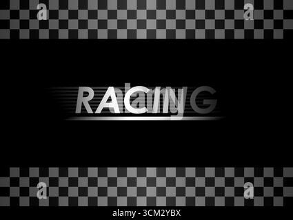 Racing track Background. Racing Checkered Flag. Car Racing Concept ...