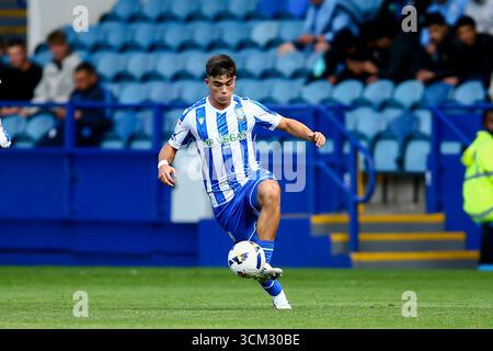Harry Amass of Sheffield Wednesday controls the ball during the Sky Bet ...