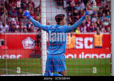 Berke OZER of Lille during the French championship Ligue 1 football ...