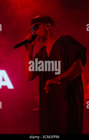 Bergen, Norway. 13th, September 2025. The Norwegian rap group Side Brok ...