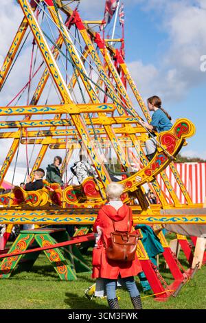 Sheep Fair in English countryside. Traditional annual event dating from ...
