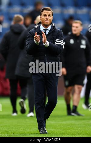 Burnley manager Scott Parker after the Premier League match at Turf ...
