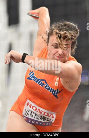 Jorinde van Klinken of the Netherlands during the Women's Shot Put ...