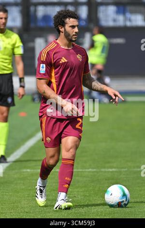 Olimpico Stadium, Rome, Italy - Mario Hermoso of AS Roma celebrates ...