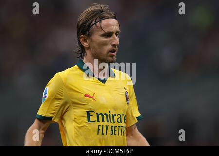Luka Modric of Ac Milan looks on during the Serie A football match ...