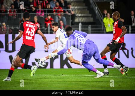 Khalis MERAH of Lyon during the French Cup, round of 32 football match ...