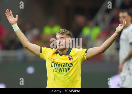AC MilanÕs Santiago Gimenez during the Serie A soccer match between ...
