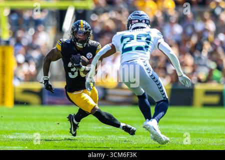 Seattle Seahawks cornerback Josh Jobe (29) runs during a NFL football ...