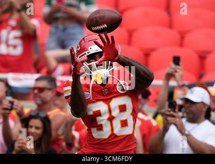 Kansas City Chiefs cornerback Kevin Knowles comes onto the field during ...