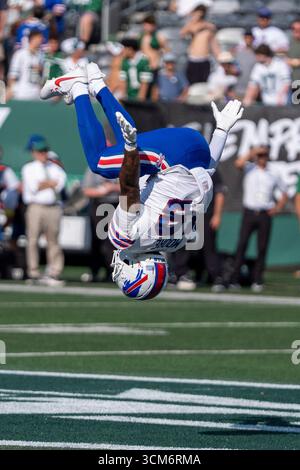 Buffalo Bills wide receiver Elijah Moore (18) runs on the field during ...