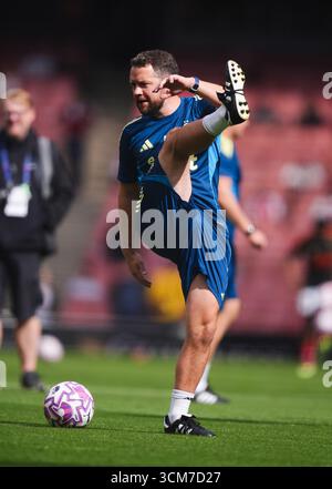 Nottingham Forest fitness coach Adam Burrows before the UEFA Europa ...