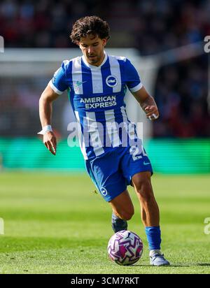 Brighton and Hove Albion's Ferdi Kadioglu during the Premier League ...