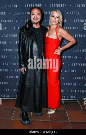 TOMMY GE, CARA ATCHISON attends fashion label Leatheron’s Post Show ...