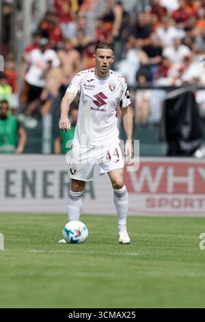 Olimpico Stadium, Rome, Italy - Ardian Ismajli of Torino FC runs with ...