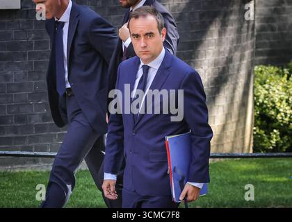French Prime Minister Sebastien Lecornu speaks during a session of ...