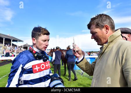 Trainer Andrew Balding after winning the Wokingham Stakes with Double ...