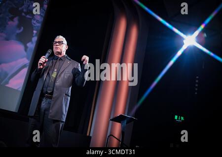 Mark Kermode in der Talkshow 'Mark Kermode Live in 3D' im BFI Southbank ...
