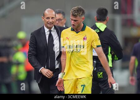 AC MilanÕs Santiago Gimenez during the Serie A soccer match between ...