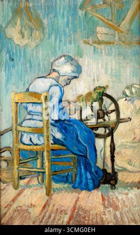 Van Gogh Vincent - Private Collection - Half Figure of an Angel - after ...