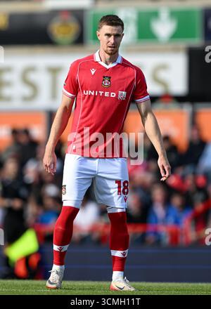 Wrexham’s Ben Sheaf during the Sky Bet Championship match at the bet365 ...