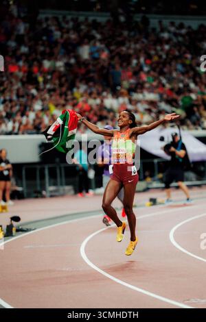 Faith Kipyegon (KEN) during the World Athletics Championships on 20.09. ...