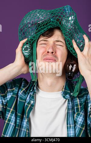 plastic pollution waste reduction bottles floating Stock Photo - Alamy
