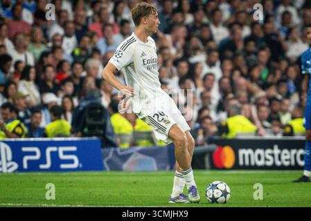 Dean Huijsen of Real Madrid CF during the La Liga EA Sports match ...