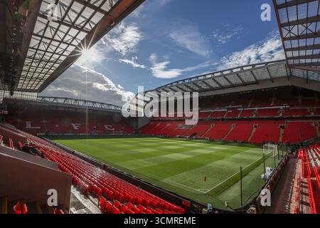 A general view of Anfield ahead of the UEFA Champions League Matchday 4 ...